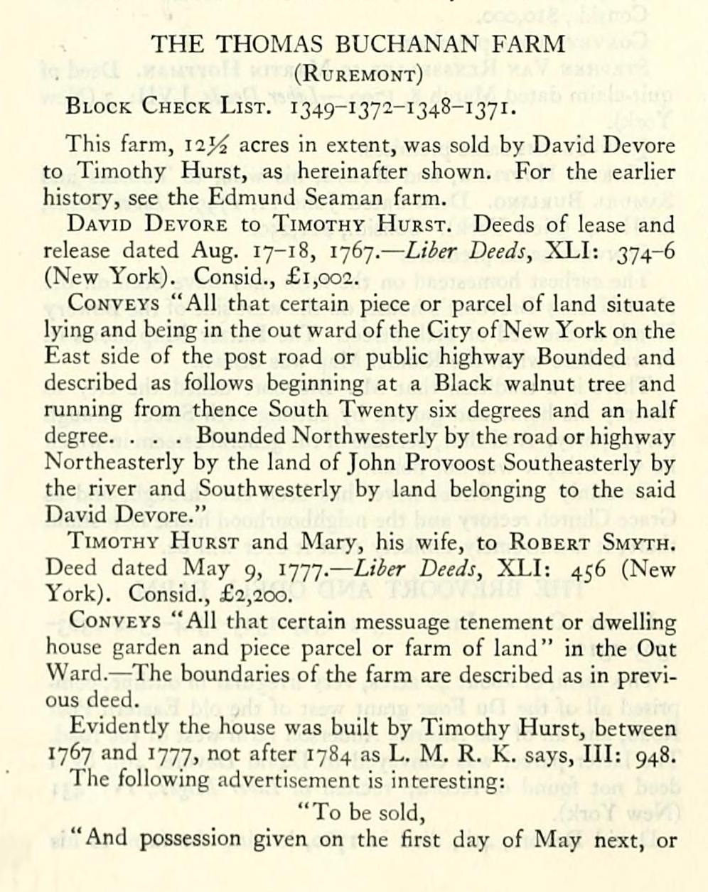 Lots: original_grants_and_farms_Thomas Buchanan Farm | Mapping Early ...