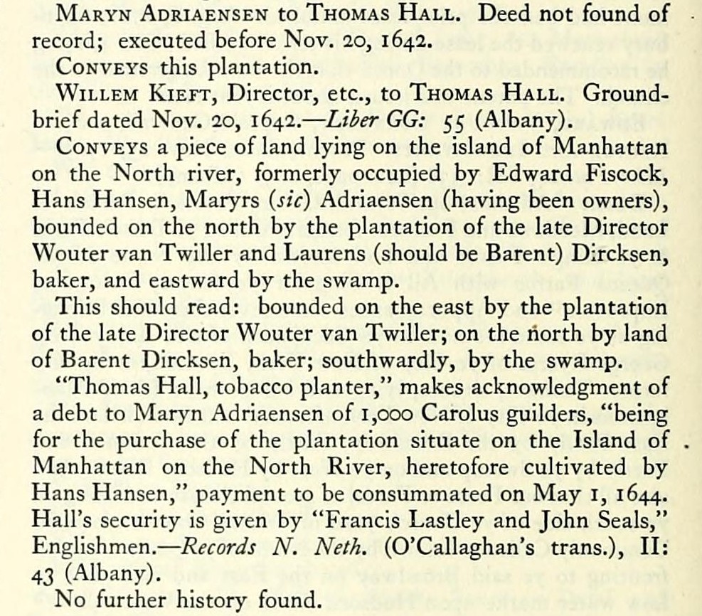 Lots: original_grants_and_farms_Thomas Hal - 1642-11-20 | Mapping Early ...
